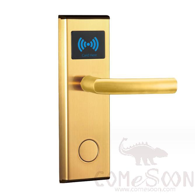 Hotel Sensor Lock A Style, Gold | COMESOON