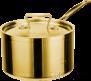 Single Handle Polished Tall Tri-Ply Steel Pot, 201/430 SS + Aluminum ...